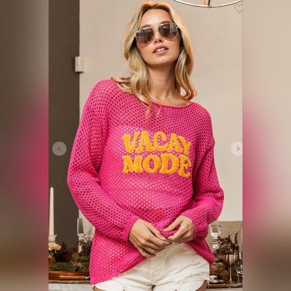 BiBi | Swim | Bibi Vacay Mode Embroidered Knit Cover Up | Poshmark